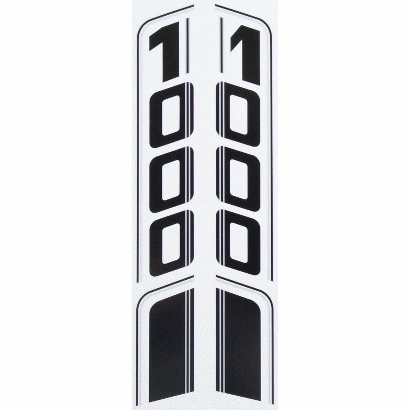 Sticker 1000 fuel tank[br]Set | Siebenrock Online-Shop